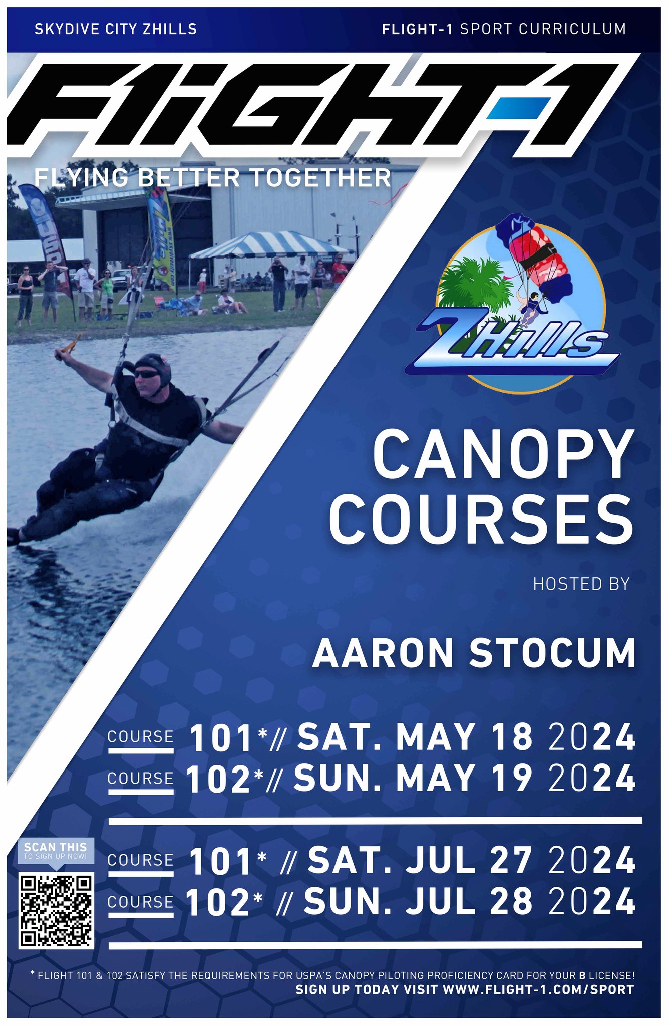 Flight 101, Flight 102 - Skydive City Experienced Jumper Portal ...