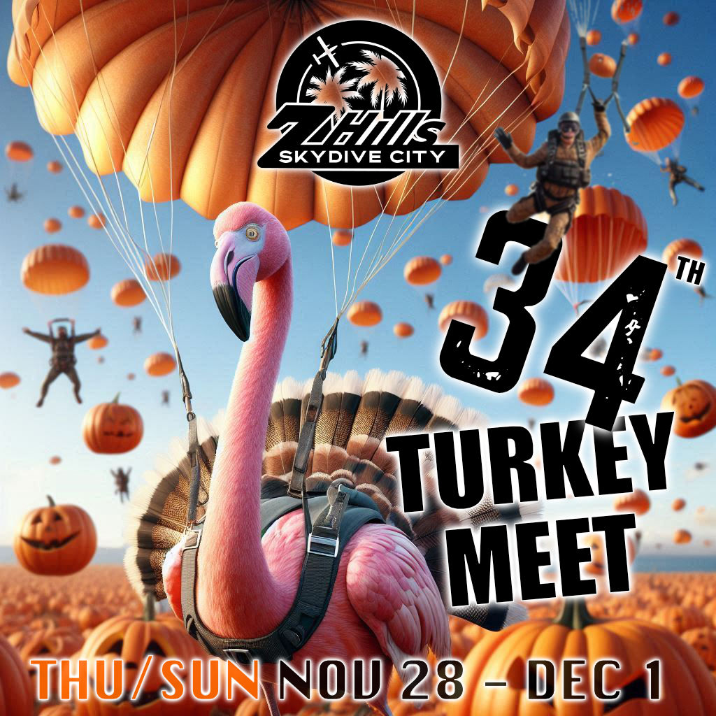 34th Annual Turkey Meet - Skydive City Experienced Jumper Portal ...